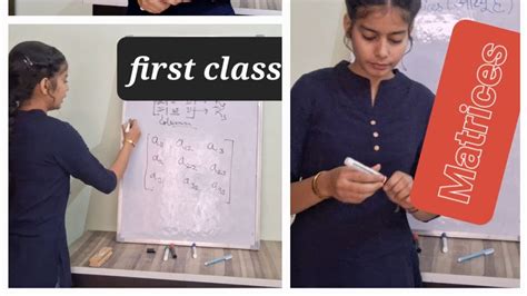 Matrices Part Types Of Matrices Thmaths Viral Matrix Thclass