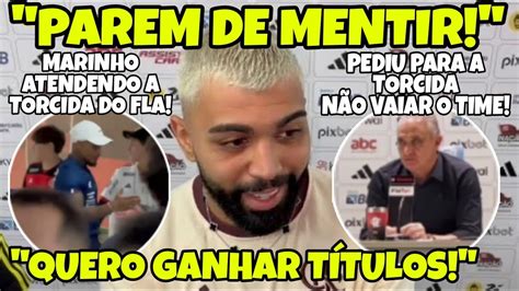 GABI LARGA O AÇO NA ZONA MISTA TITE PEDE PARA NÃO VAIAREM MARINHO