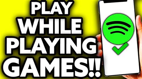 How To Play Spotify While Playing Games On IPhone BEST Way YouTube