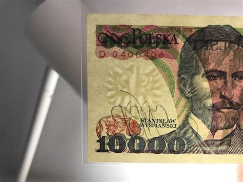 Banknot 10000 zł 1987 D Wyspiański UNC PRL 12358414748 oficjalne