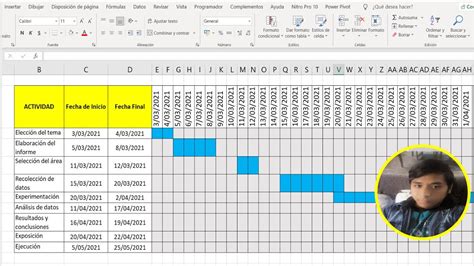Crear Cronograma De Actividades En Excel Image To U