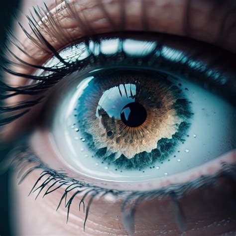 Premium Photo Macro Eye Iris Bright Iris Closeup Beautiful Rainbow