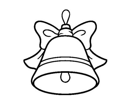 Dibujo De Decoraci N De Navidad Campana Para Colorear Dibujos Net
