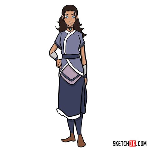 How To Draw Katara Avatar Step By Step Drawing Tutorials Avatar