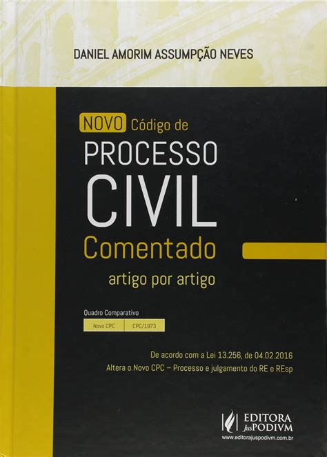 Novo Código de Processo Civil Comentado Artigo por Artigo PDF Daniel