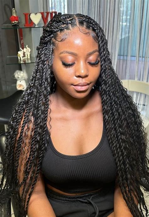 50 Island Twist Braids Hairstyles For Summer 2024 Chicbeauty