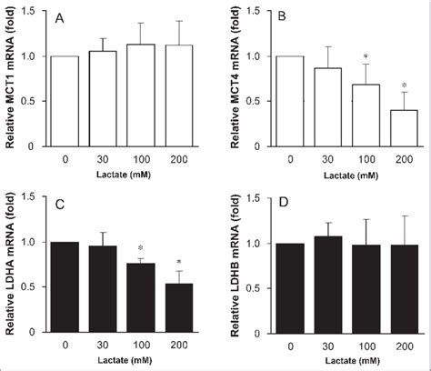Relative Quantification Of Gene Expression For Mct A Mct B Ldha