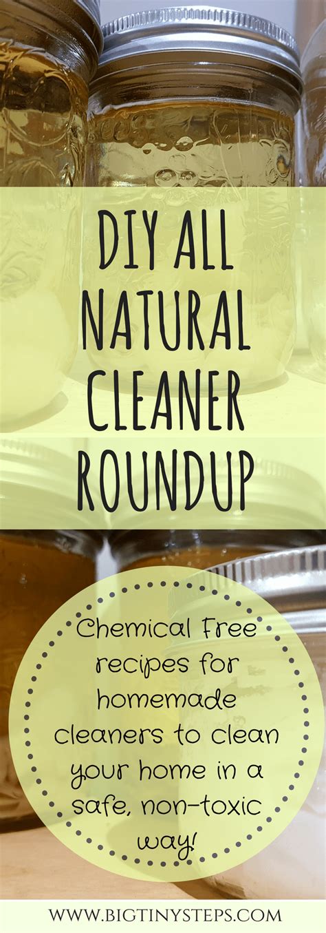 DIY Natural Household Cleaner Recipe Roundup Natural Homemade