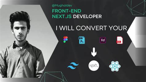 Build A Modern Website And Convert Figma To Next Js React Js And