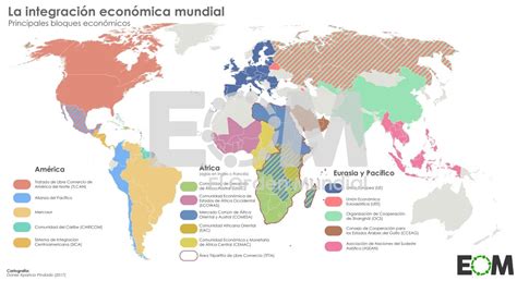 Los principales bloques económicos del mundo Mapas de El Orden