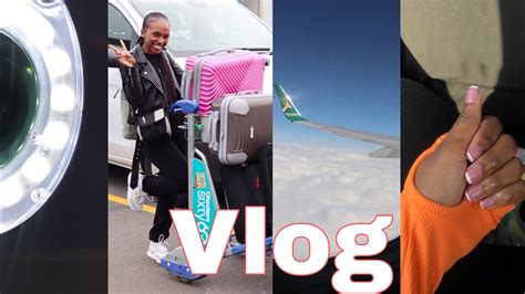 Maintenance Vlog Lets Get Ready For My Trip Hair Nails Lashes