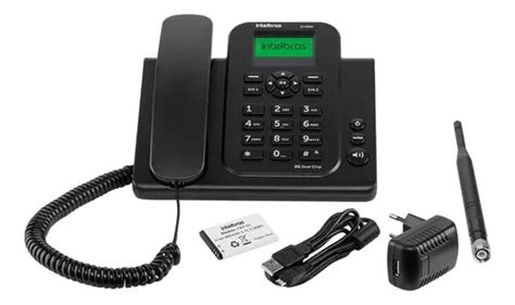 Telefone Celular Rural Fixo Mesa Dual Chip G Intelbras