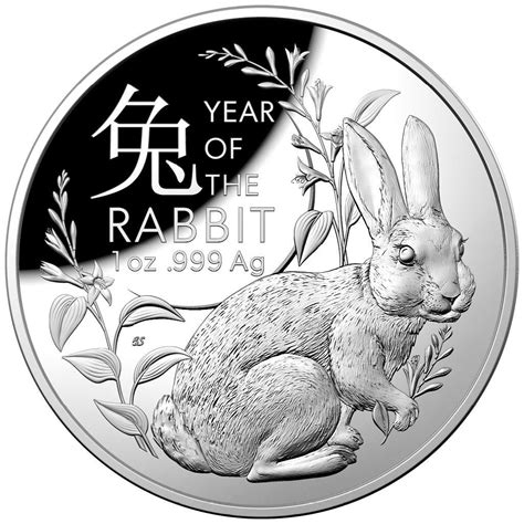 Australien Ram Jahr Des Hasen Lunar Serie Silber Oz Pp