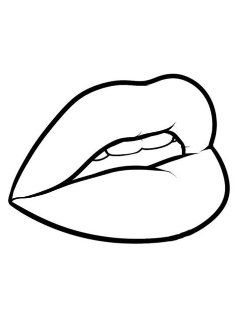 Dibujos De Labios Para Colorear Im Genes Para Imprimir Gratis