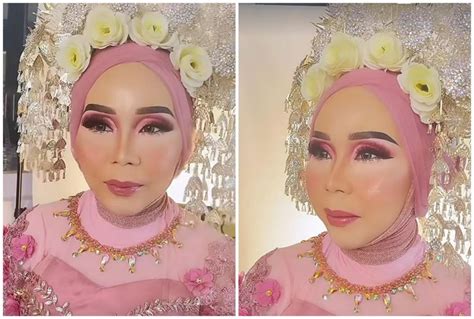 Transformasi Ibu Penjual Sayur Dirias MUA Jadi Glow Up Hasilnya Bikin