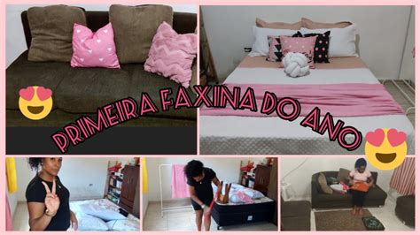 FAXINA CAMA POSTA LINDA PRIMEIRA FAXINA DO ANO DE VOLTA A