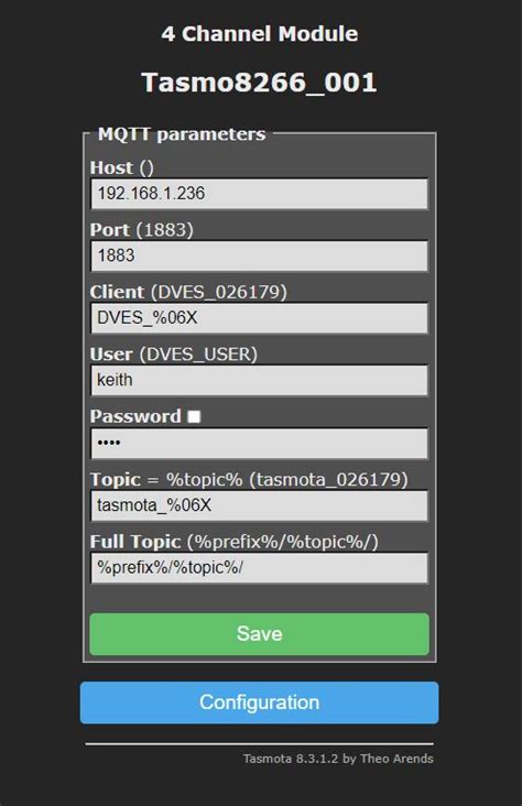 Connecting To Tasmota Using Mosquitto Configuration Home Assistant