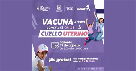 Jornada de vacunación contra cáncer de cuello uterino papiloma humano