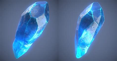 Making A Beautiful Crystal In ZBrush Substance 3D Painter Marmoset