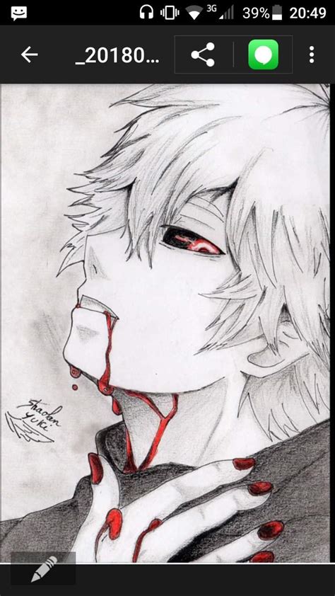 Dessin De Kaneki Ken Tokyo Ghoul FR RP Amino