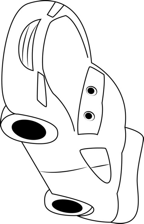 Rayo Mcqueen Para Colorear