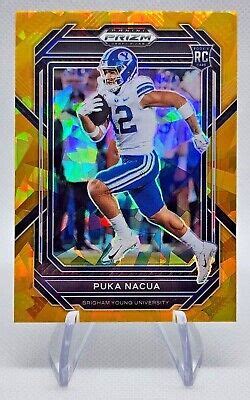 Panini Prizm Draft Picks Nfl Football Gold Ice Pick Your Card