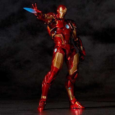 Kaiyodo Revoltech Amazing Yamaguchi Marvel Iron Man Bleeding Edge Armor