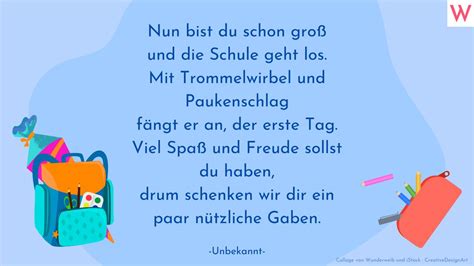 Glückwünsche zur Einschulung Sprüche und Zitate für den ersten