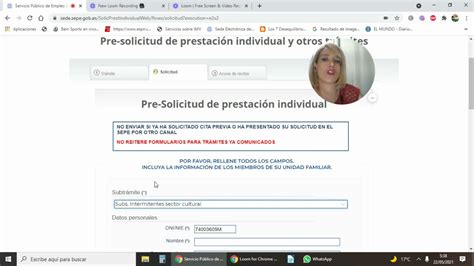 Cómo anular el formulario de pre solicitud del SEPE Cita Previa