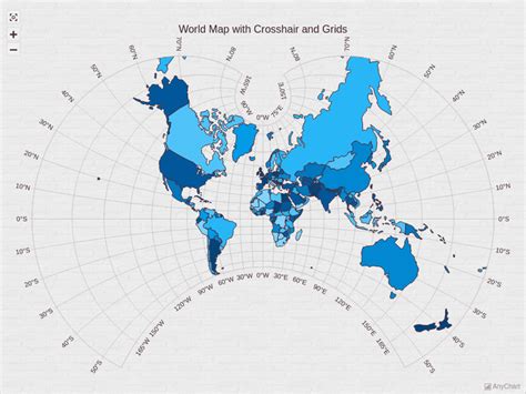 World Map With Crosshair And Grids With Wines Theme Maps General