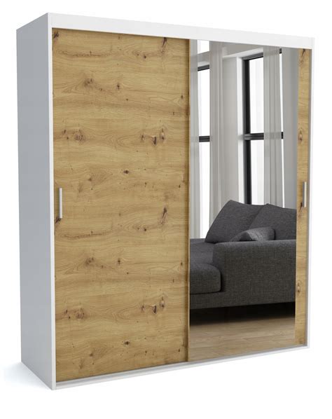 Szafa przesuwna Mat 4 na wymiar z lustrem 170 cm Ślak furniture