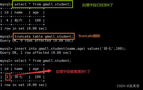 mysql中 delete truncate drop的区别 msyql drop truncate delete 区别 csdn博客