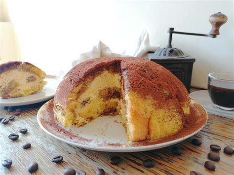 Zuccotto al tiramisù con pan di spagna Curmifood