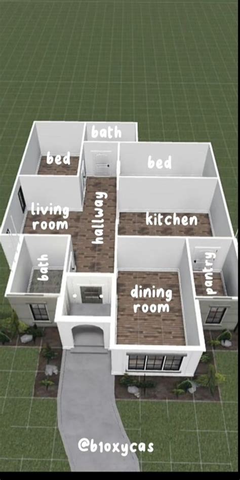 Bloxburg Layout In Small House Layout Diy House Plans Tiny
