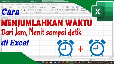 Cara Menjumlahkan Waktu Dari Jam Menit Sampai Detik Youtube