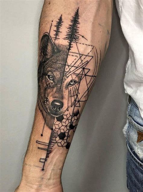 100 Exciting Wolf Tattoos For Men Unique Gallery Geometric Wolf