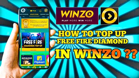 How To Top Up Free Fire Diamond In Winzo App Discount Top Up Event