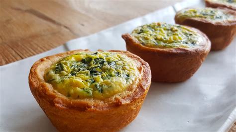 Easy Mini Quiche With Crescent Roll Crust Youtube