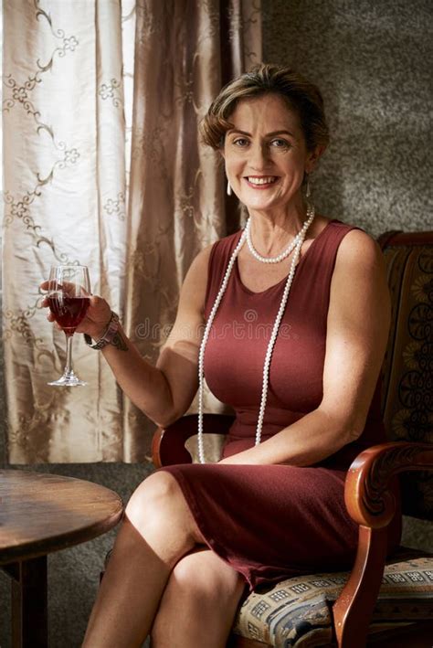Elegant Mature Woman Stock Photo Image Of Portrait