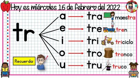 Cuaderno Para Repasar Las S Labas Trabadas Tr Tl Imagenes