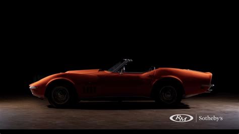 The Legendary 1969 Chevrolet Corvette Stingray ZL 1 Convertible YouTube