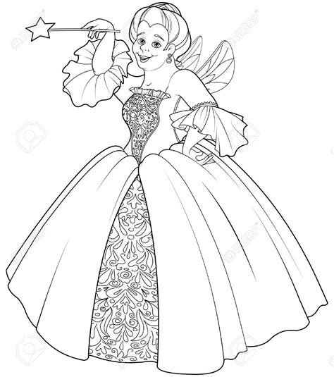 Dibujos De Hada Madrina Para Colorear Vsun