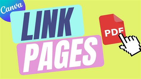 Clickable PDF Canva Link Pages And Websites YouTube