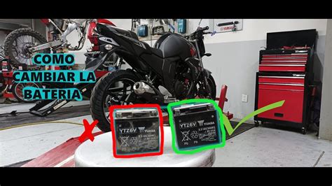 Como Cambiar La Bateria De Mi Moto Yamaha Fz 2 0 YouTube