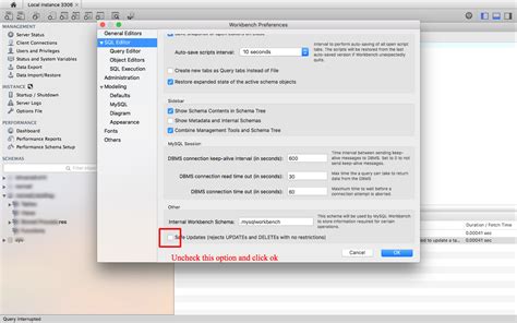 error code 1175 mysql как исправить