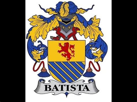 Origem Do Sobrenome BATISTA 221 YouTube
