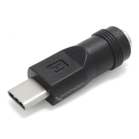 Adaptateur Jack DC 5 5 2 1mm Femelle vers USB C Mâle Audiophonics