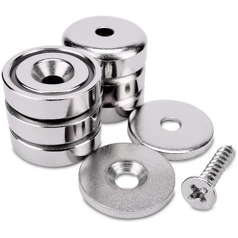 MAGNES NEODYMOWY Z OTWOREM POD WKRĘT 16x5 mm Okrągły Pierścieniowy 6
