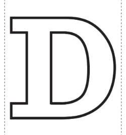 750Letras para Imprimir Abecedario y Moldes MAYÚSCULAS