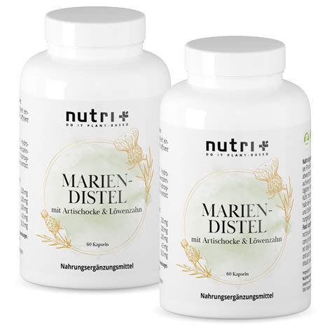 Nutri Mariendistel Kapseln mit Artischocke Löwenzahn 120 St Shop